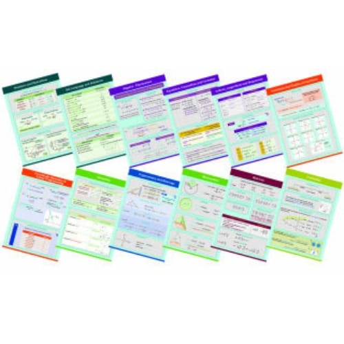 Y=MX+C Mathematics (Set of 18 Posters) - Future Manager Books