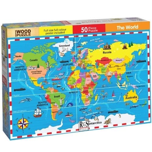 World Map (50pc) - Future Manager Books