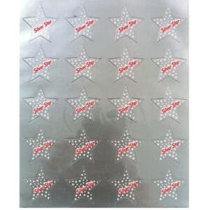 Stickers: Silver Stars (40) - Future Manager Books