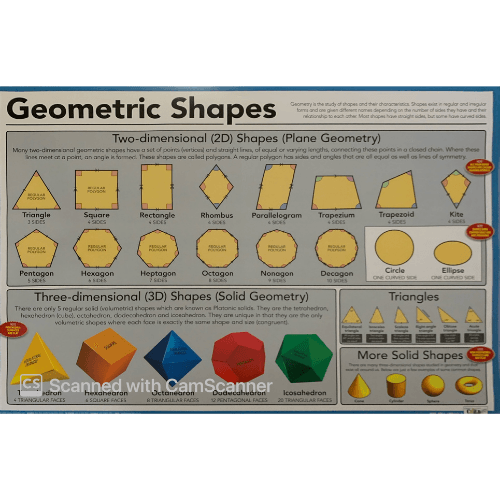 Poster A1: Geometric Shapes - Future Manager Books